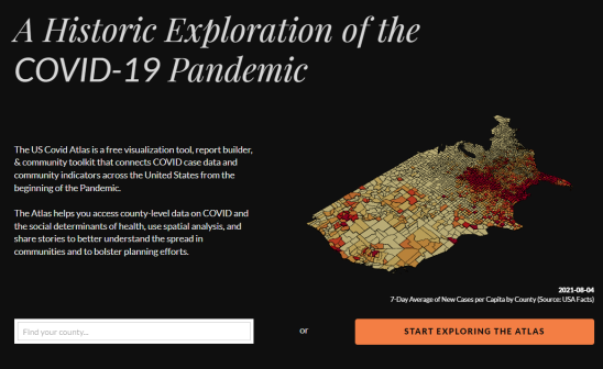A Historic Exploration of the COVID-19 Pandemic | Center for Spatial ...